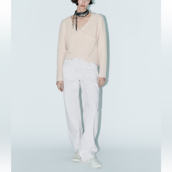 Zara | Tops | Zara Soft Wrap Top | Poshmark